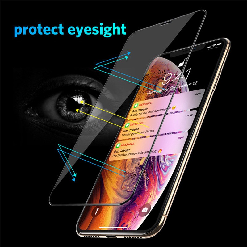 9D Protective Full Glass For iPhone 6 6S Plus 7 8 Plus 11 Pro Max iPhone X XS MAX XR SE 2020 ...