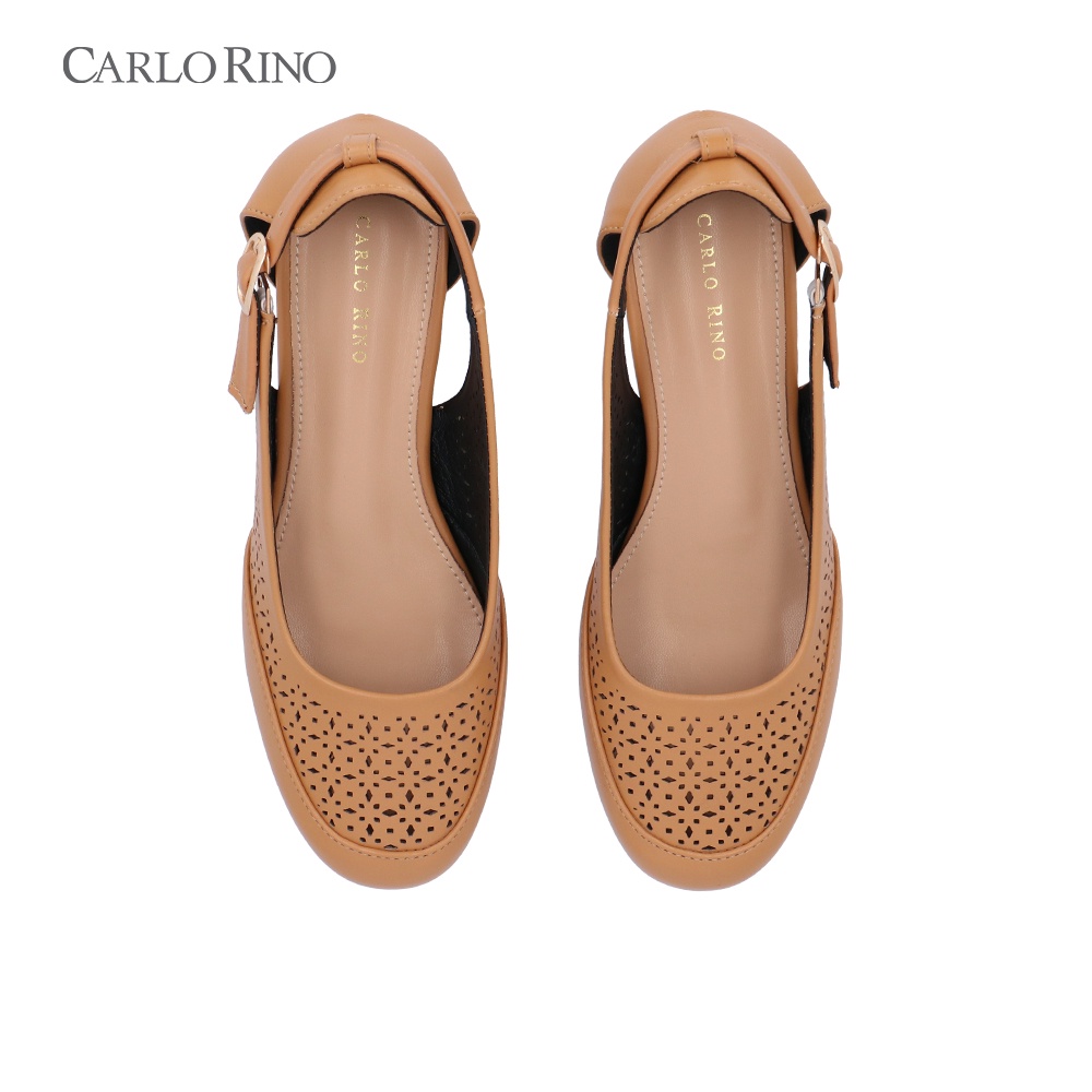 Carlo Rino Slingback Pumps - Dark Beige 39 | PGMall