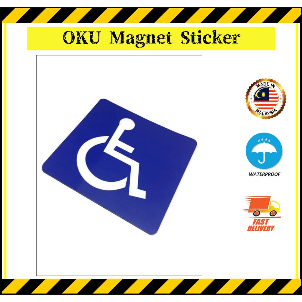 OKU Sign Windshield Sticker OKU Car Sign OKU Windscreen Sticker OKU ...