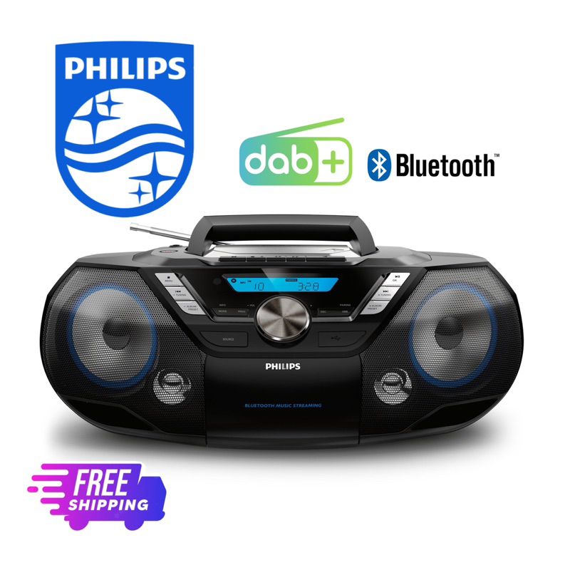 Philips AZB798T/12 CD Sound Machine,Portable CD Player(Radio DAB+/FM ...