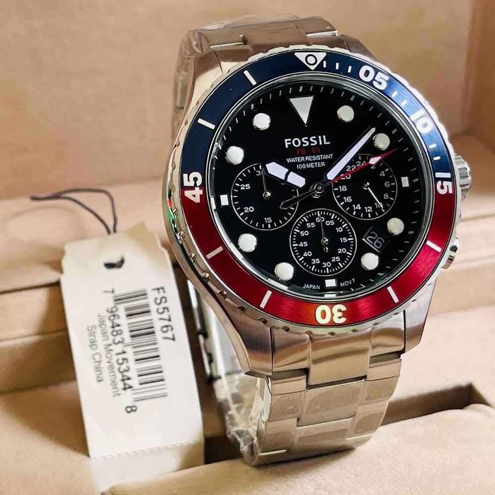 [100% Original & Free Bracelet] Fossil Stainless Steel Watch Jam Tangan ...