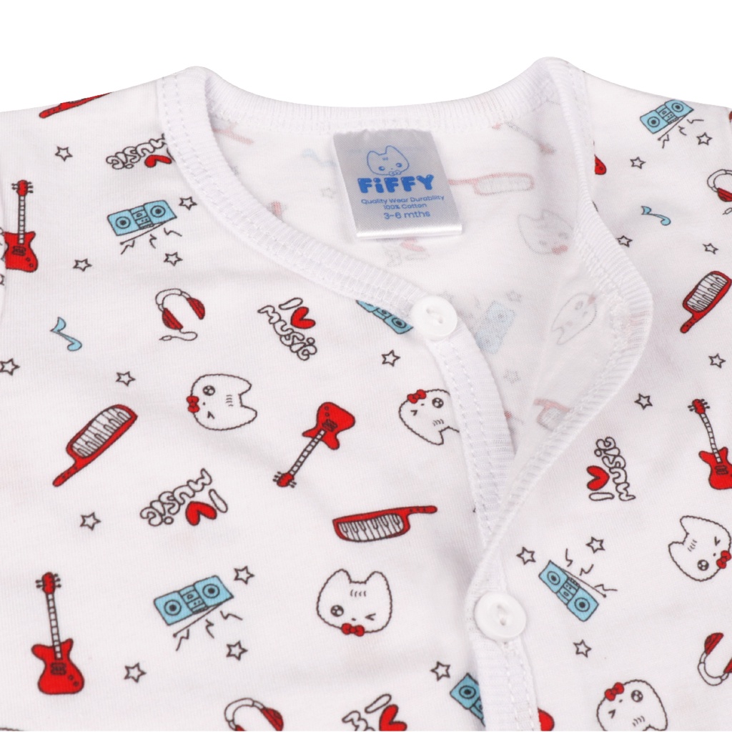 FIFFY MUSIC WORLD SHORT SLEEVE VEST+ LONG PANT SUIT 0-3 Mths | PGMall